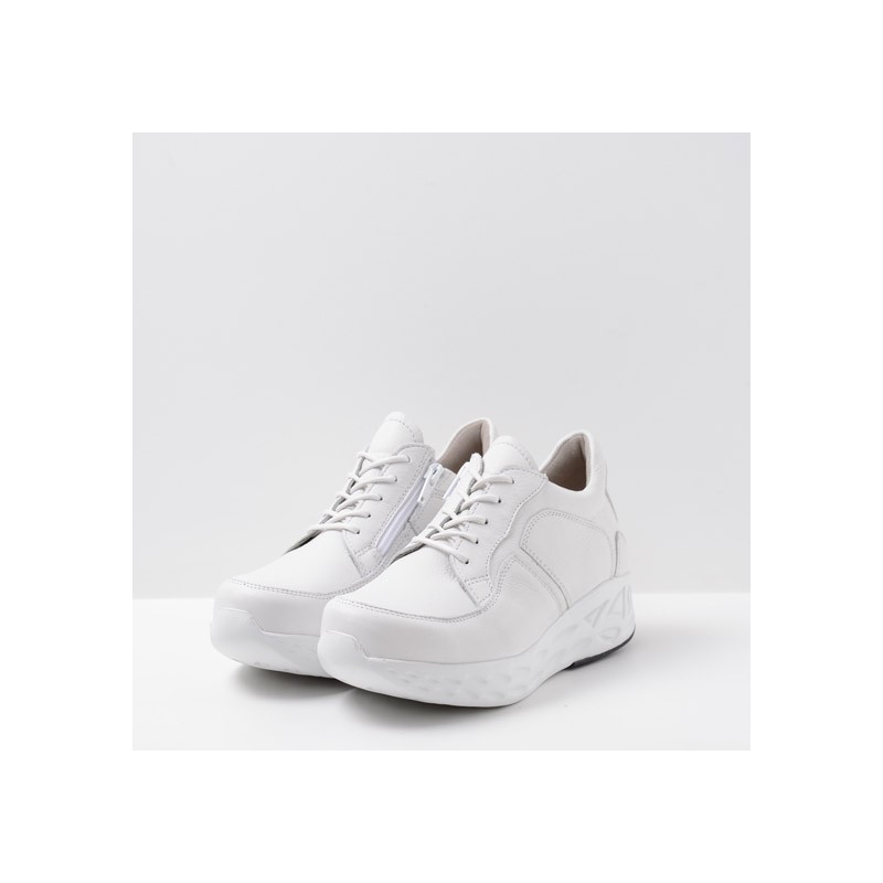 Wolky sneaker wit leer Bounce 570024 Maat 36 Kleur Wit